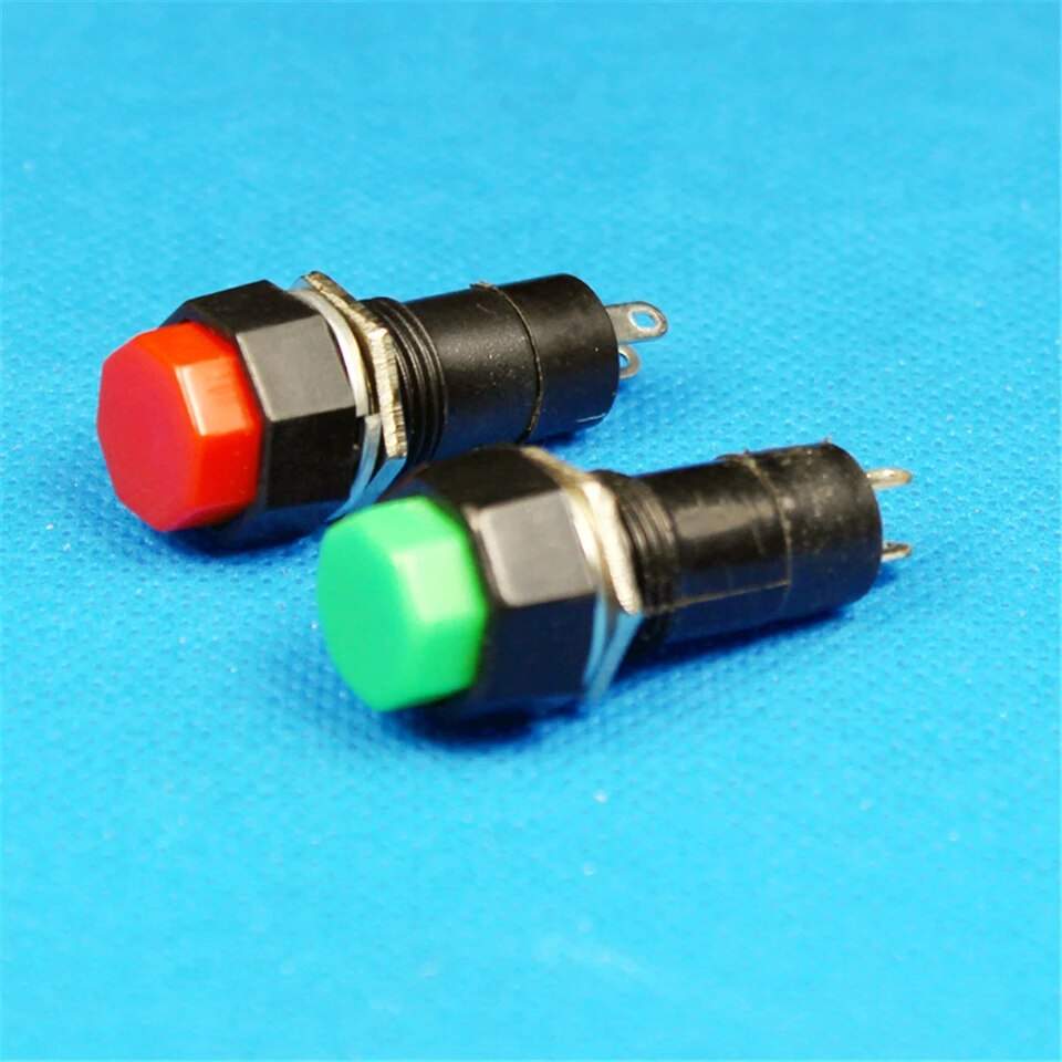 12mm Self-Lock & Momentary Push Button Switch 2Pin PBS-14A PBS-14B - Lijaaz Holdings Limited