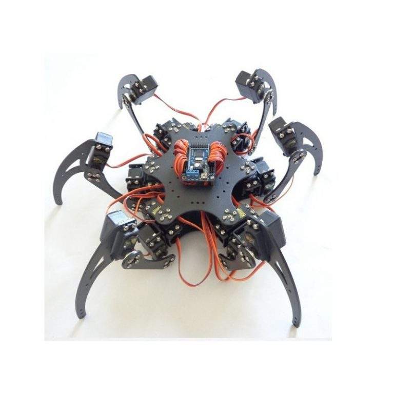 18 DOF Aluminium Metal Hexapod Robot Spider Six Feet Robotic Frame ...