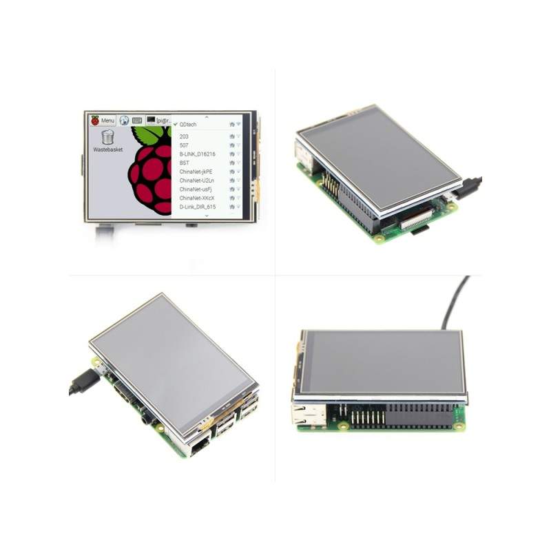 3.5 inch Display for Raspberry Pi 3 Touch Screen Display 480x320 TFT 3. ...
