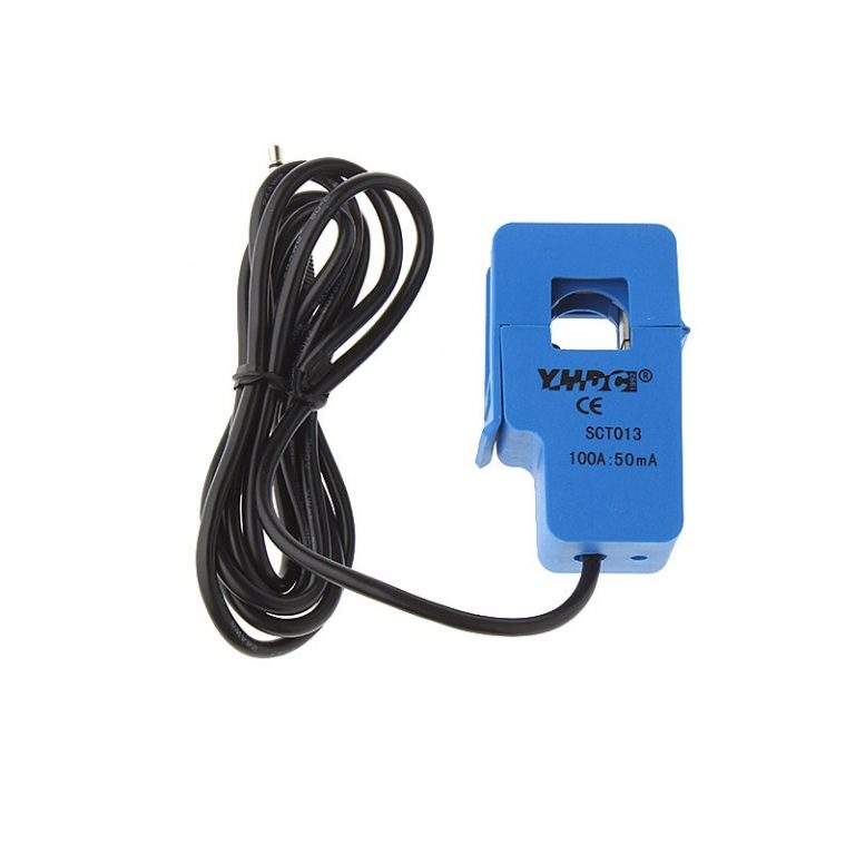 Non-invasive AC current Sensor Split Core Current Transformer SCT-013 ...